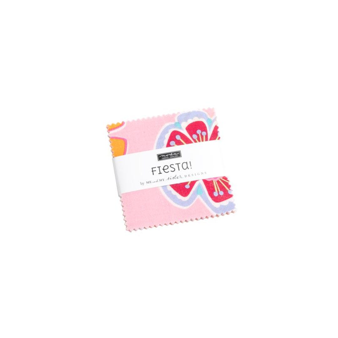 MODA "fiesta" Mini Charm Pack Designed by Me and My Sister Designs - Etsy