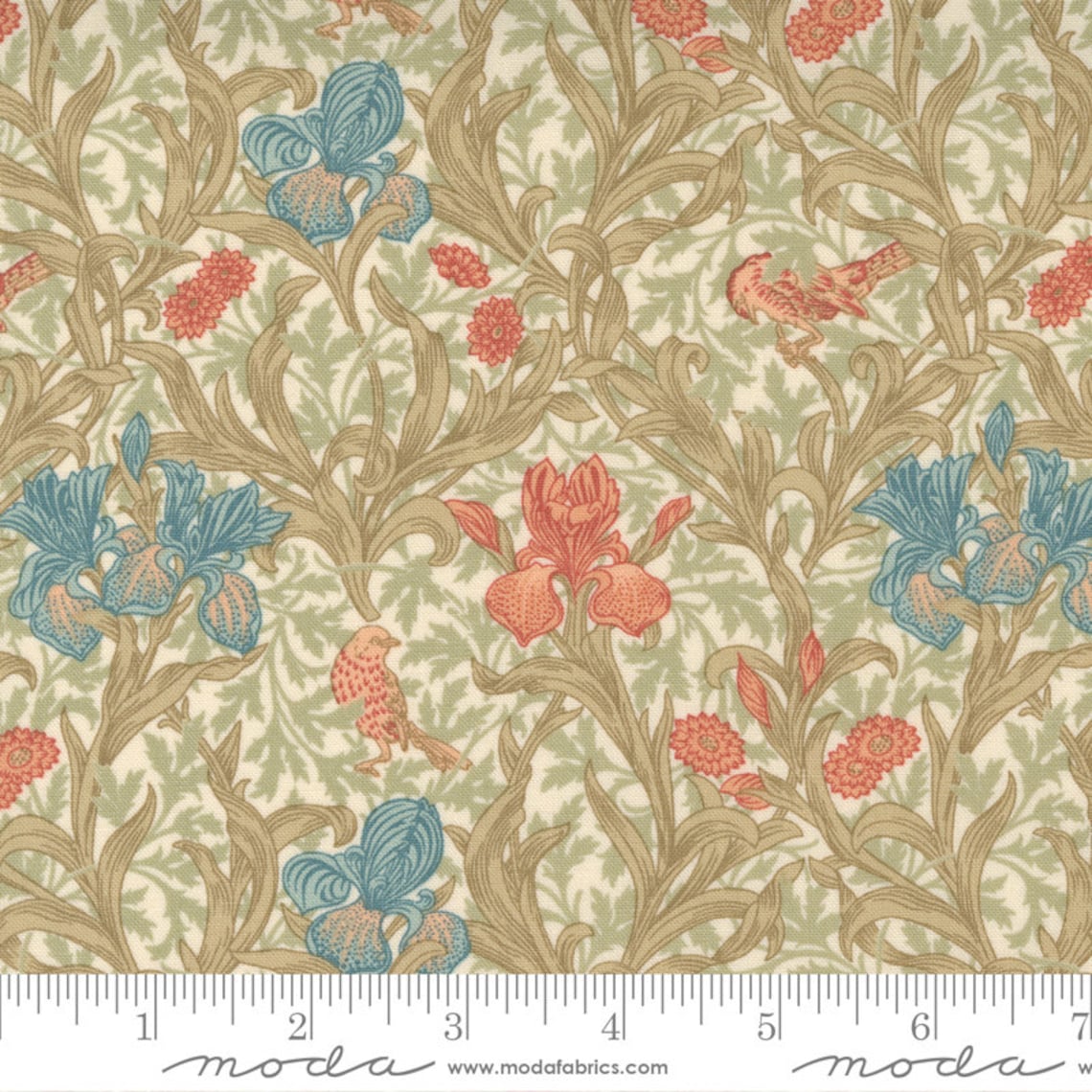 Moda best of Morris Fabric by Barbara Brackman | Etsy