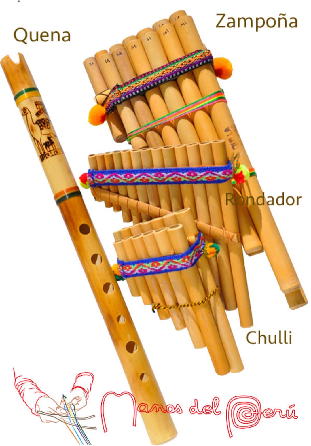 Pan Flute, Zampoña, Zampoña Chuli, Zampoña Malta, Zampoña Sanka ...