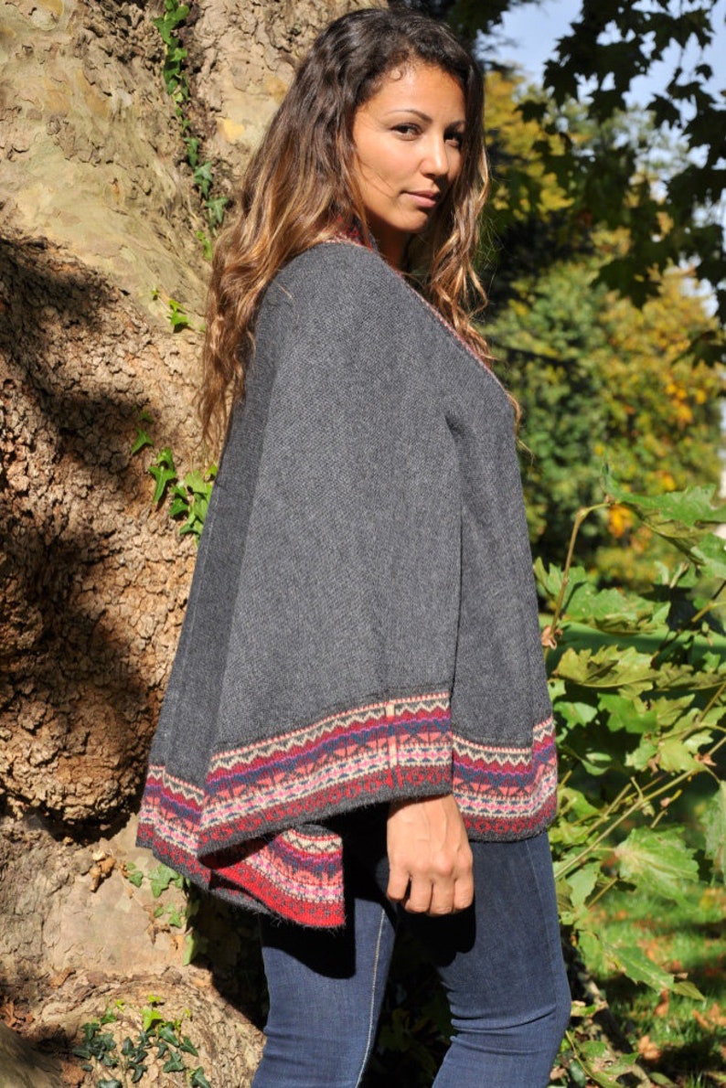 Ponchito Small poncho poncho femme poncho court tricoté en | Etsy