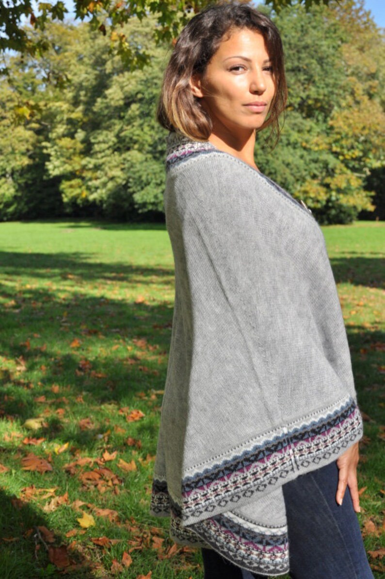 Ponchito Small poncho poncho femme poncho court tricoté en | Etsy