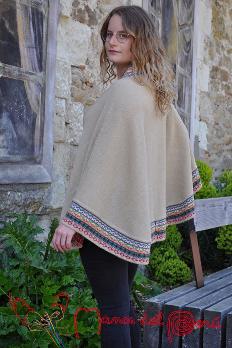Ponchito Small poncho poncho femme poncho court tricoté en | Etsy France