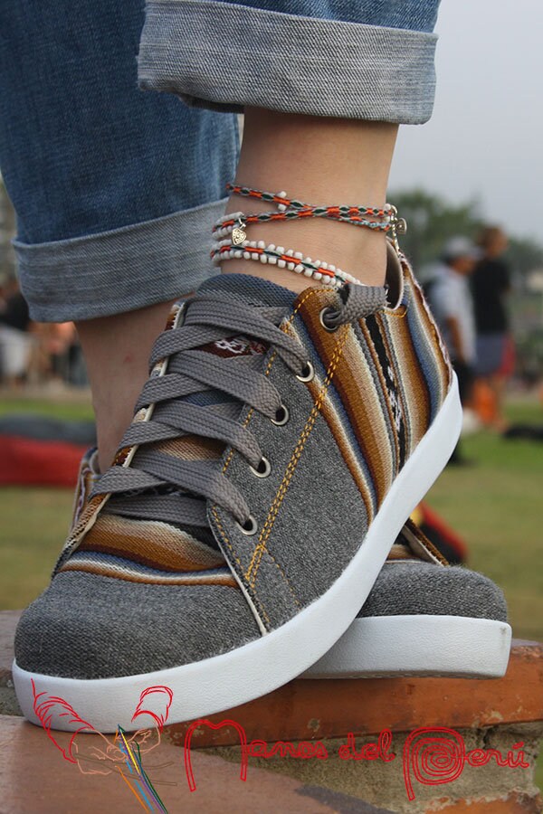 Peruvian shoes hand made Peruvians sneakers Peruvian | Etsy