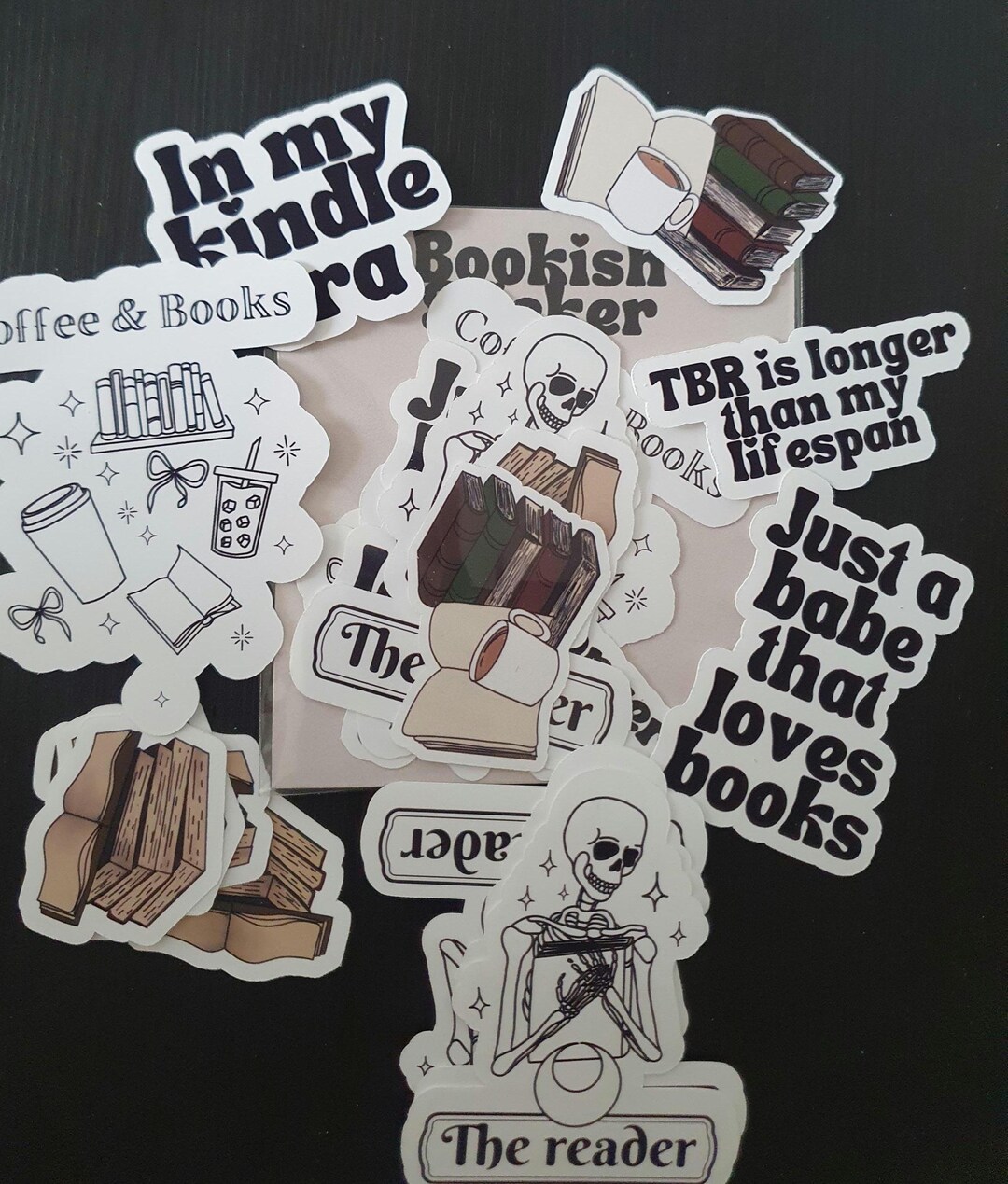 Bookish Stickers | Kindle Sticker | Ereader | Kindle Accessories ...