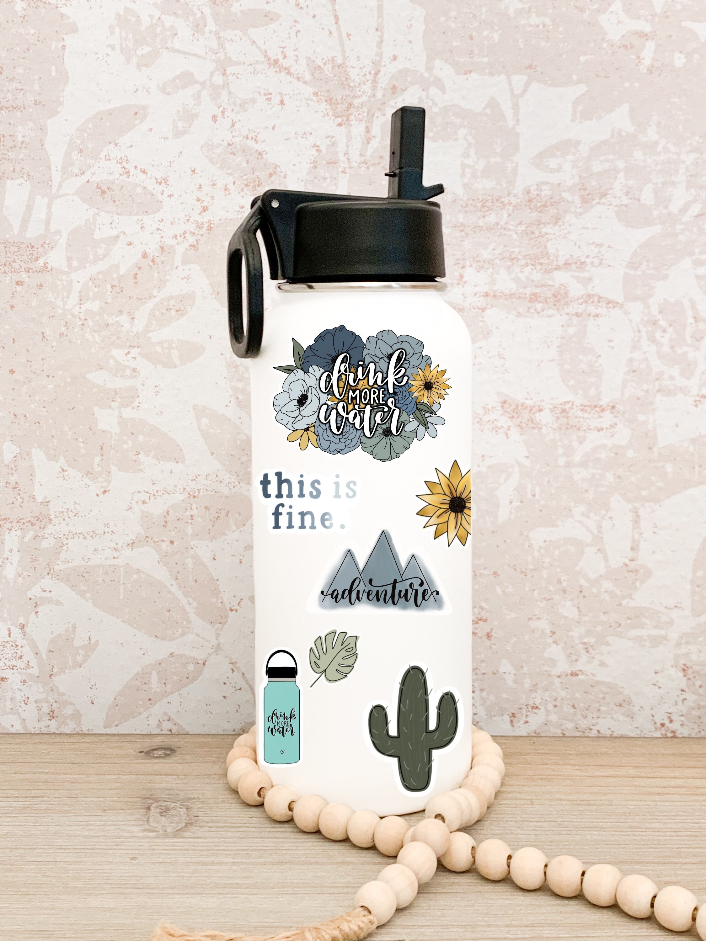 Drink More Water Hydroflask Sticker. Weatherproof/waterproof - Etsy