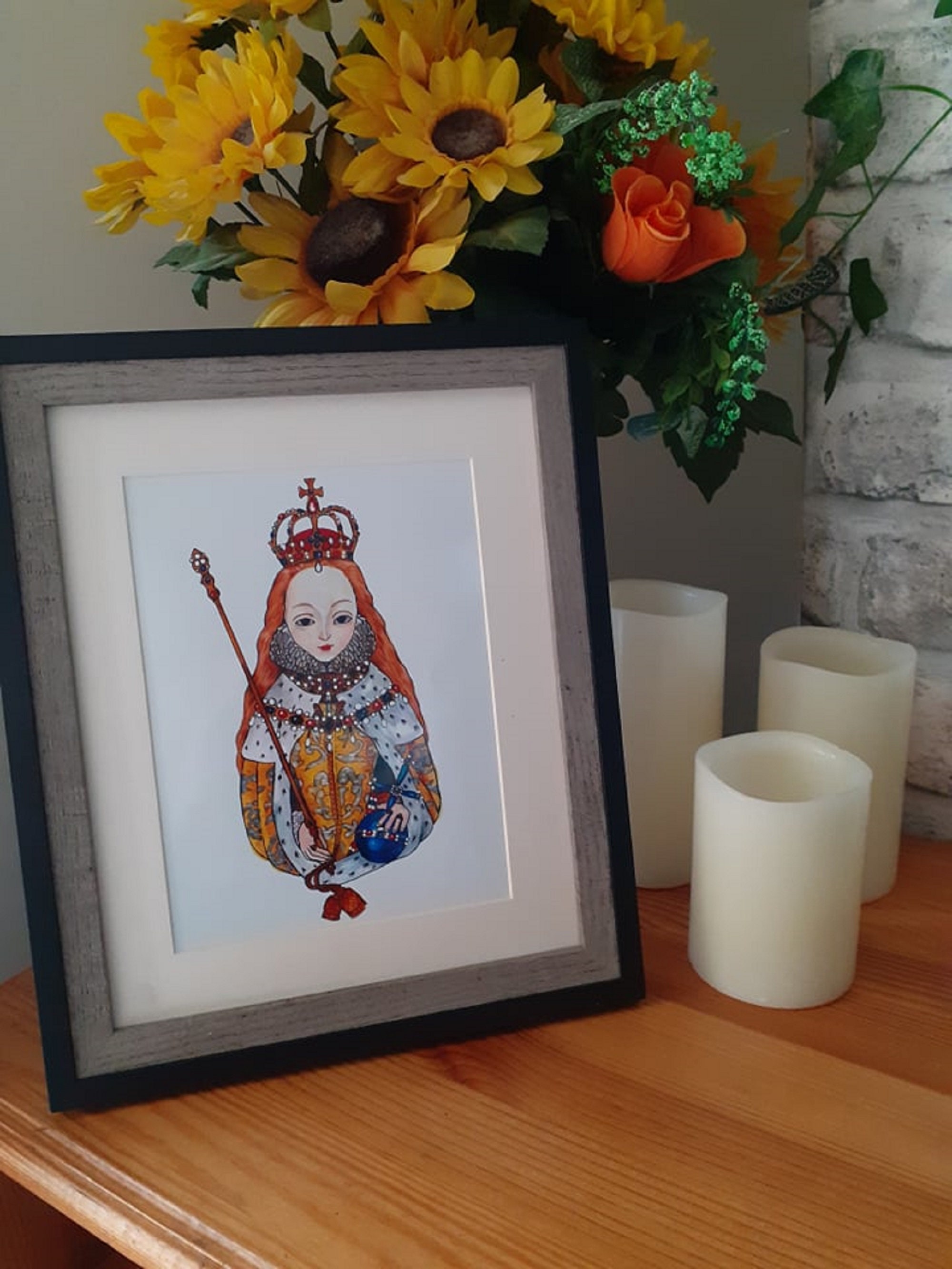 Elizabeth I Art Print choose Your Design | Etsy