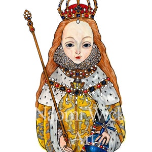 Elizabeth I Art Print (choose Your Design) - Etsy