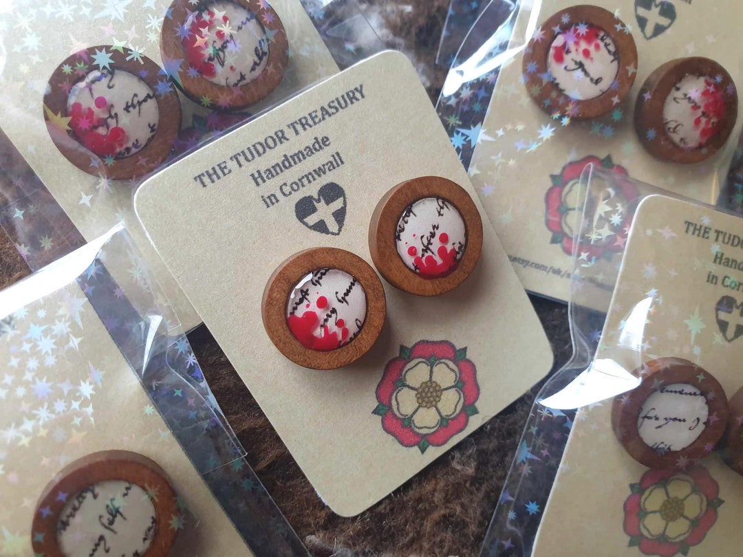 Anne Boleyn "tower Letter" Earrings - Etsy