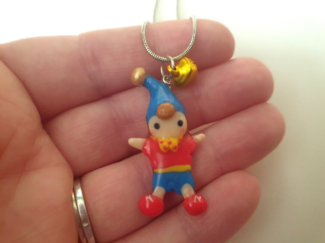 Noddy Character Necklace - Etsy