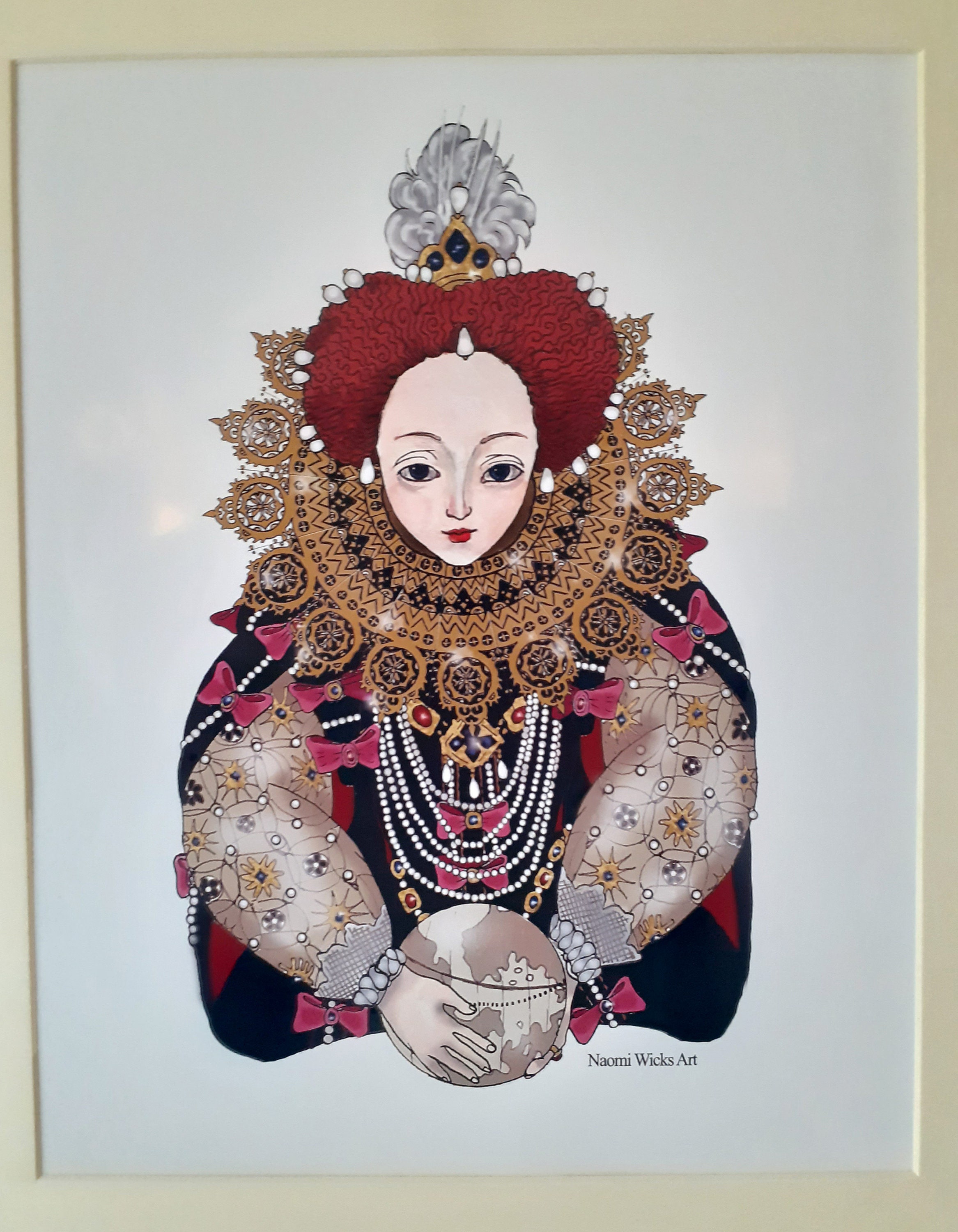 Elizabeth I Art Print choose Your Design | Etsy