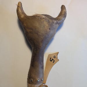 Native American Style Buffalo Head Deer Raw Hide Rattle #5 - Etsy