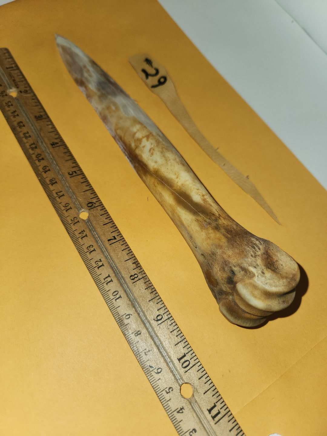 Elk Leg Bone Knife, Native American Style #29 - Etsy