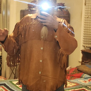 Handmade Deer Hide Jacket, With Deer Antler Buttons - Etsy