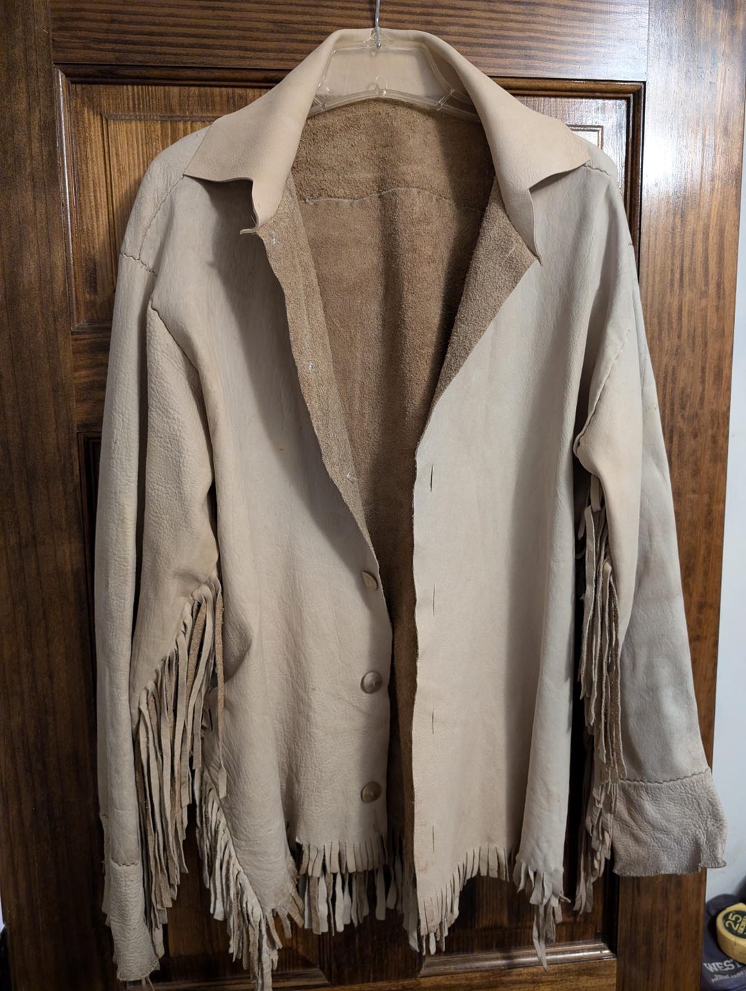 Buffalo Hide Jacket, Size XL - Etsy