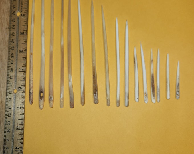 Vintage French Bone Needle Case - Etsy