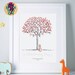 Peter Rabbit Fingerprint Tree Print Beatrix Potter Print Peter Rabbit ...