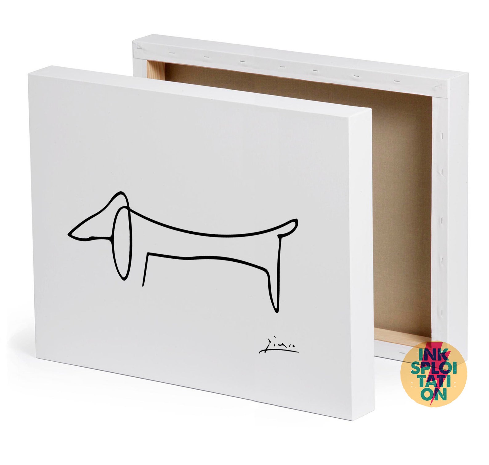 Pablo Picasso Sausage Dog Print Minimalist Picasso Print | Etsy UK
