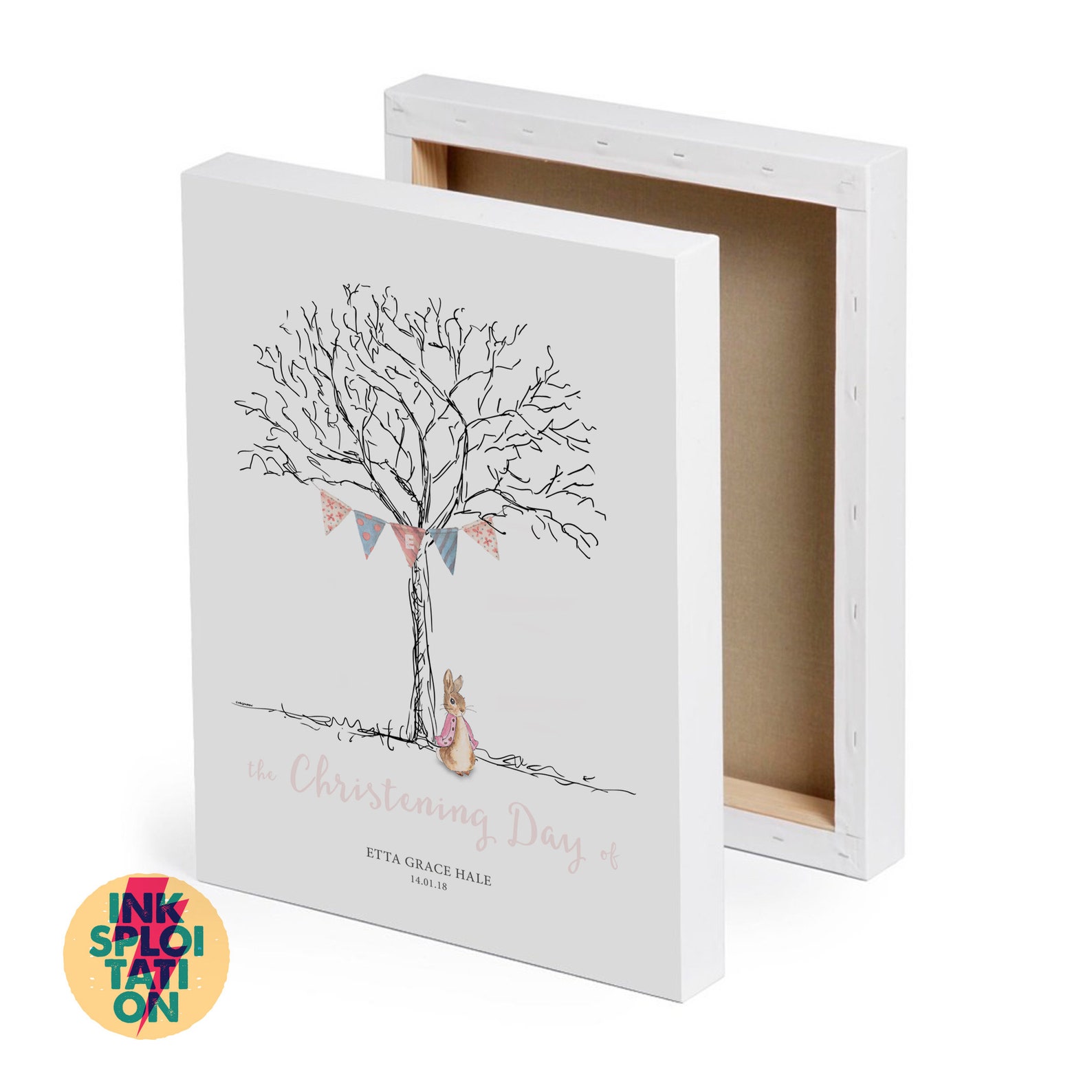 Peter Rabbit Fingerprint Tree Print Beatrix Potter Print Peter Rabbit ...