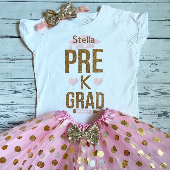 Girls Preschool Graduation Outfit Preschooler Graduate Pre - Etsy