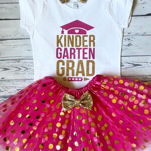 Girls Kindergarten Graduation Outfit Kindergarten Graduate Kindergarten ...