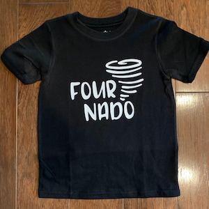 Fournado Tornado 4th Birthday Boy Shirt Boys Birthday Outfit Theme ...