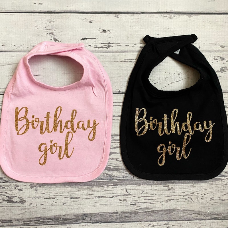 First Birthday Bib Girl - Etsy