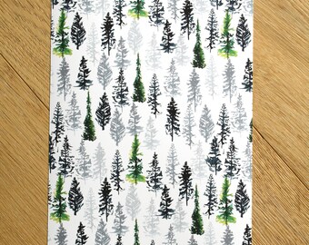 Tree print | Etsy