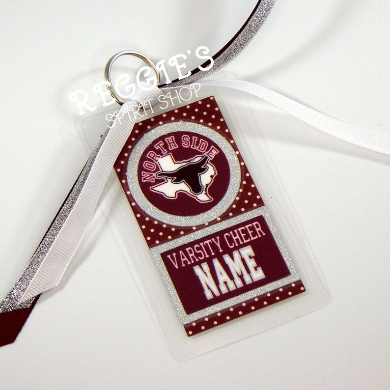 Personalized Cheer Bag Tags Cheer gifts Cheerleading Bag | Etsy