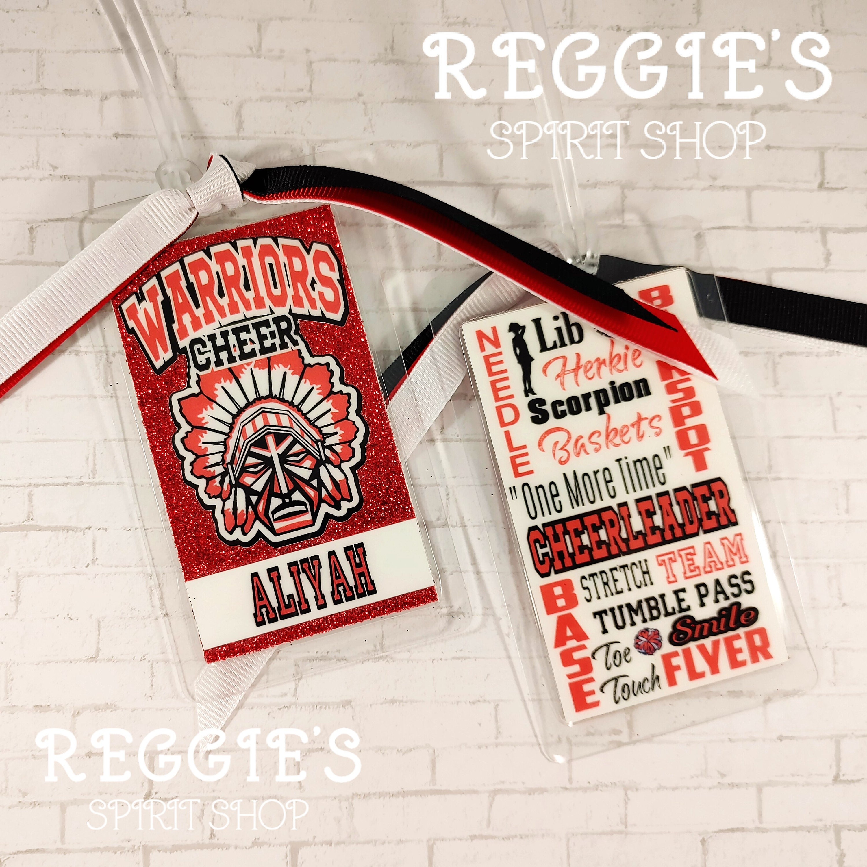 Personalized Cheer Bag Tags Custom Cheerleading Bag Tags - Etsy