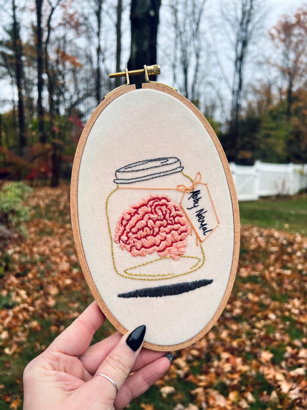 Whimsical Young Frankenstein Brain Jar Art Decor - Abby Normal Goth ...