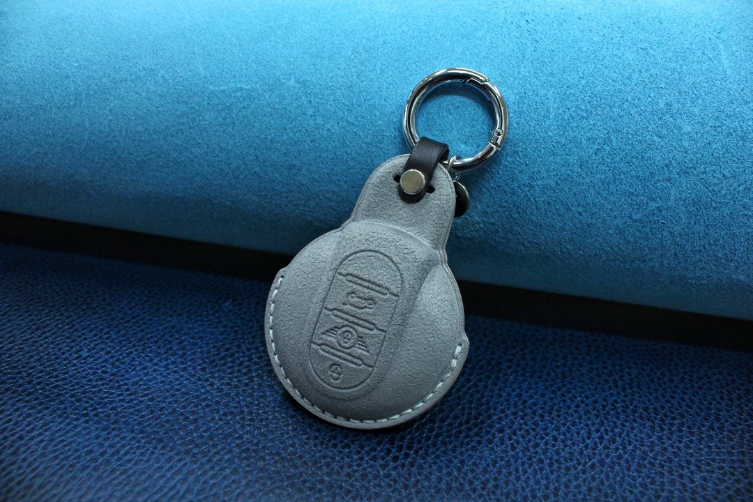 Mini Cooper Covered Leather Key Fob Case MINI Cooper Countryman R56 R59 ...