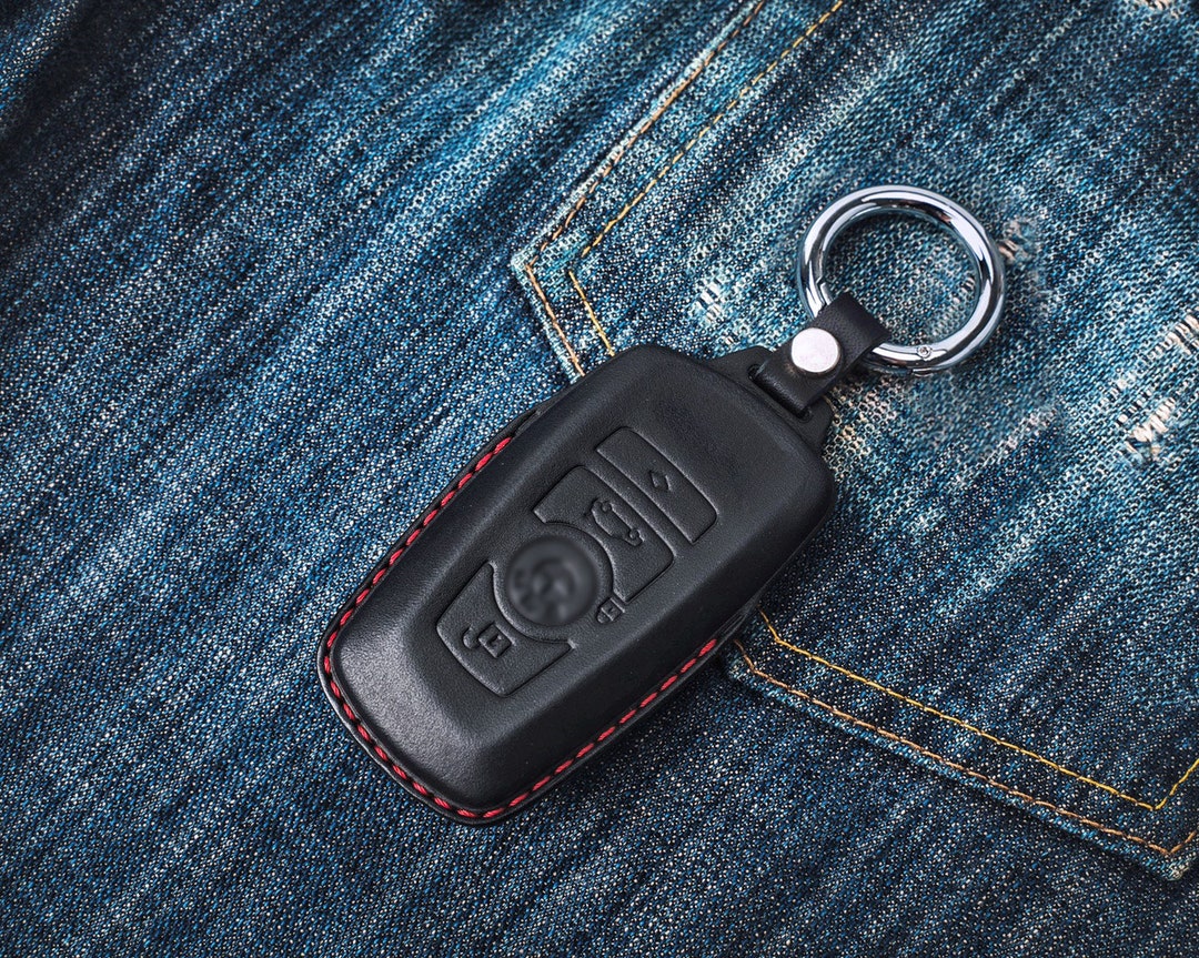 BMW Covered Leather Key Fob Case F30 F31 330 330i 420 740 M2 M3 M4 M5 ...