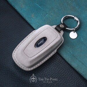 Ford Covered Leather Key Fob Case MK4.5 Mach-e ST Stline Focus Kuga ...