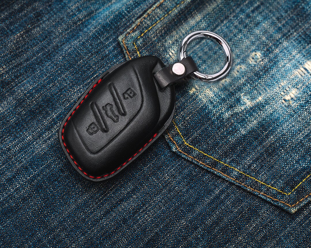MG Covered Leather Key Fob Case MG HS Phev Zs Cyberster Mg5 Mg6 Mg One ...