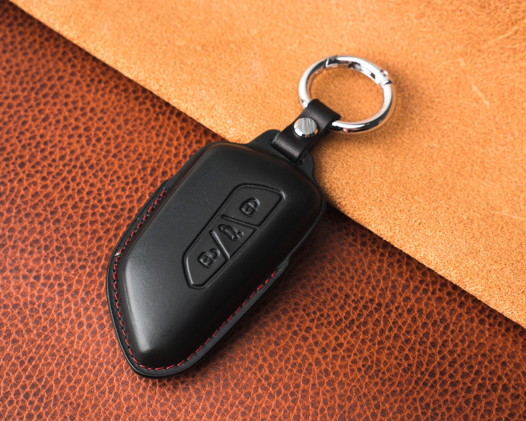 Volkswagen Covered Leather Key Fob Case Golf 8 Polo Golf GTI Golf R ...
