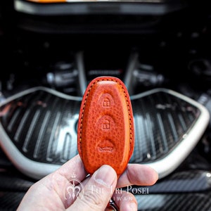 Mclaren Covered Leather Key Fob Case 720S 765LT 600LT 540C 570S 650S GT ...