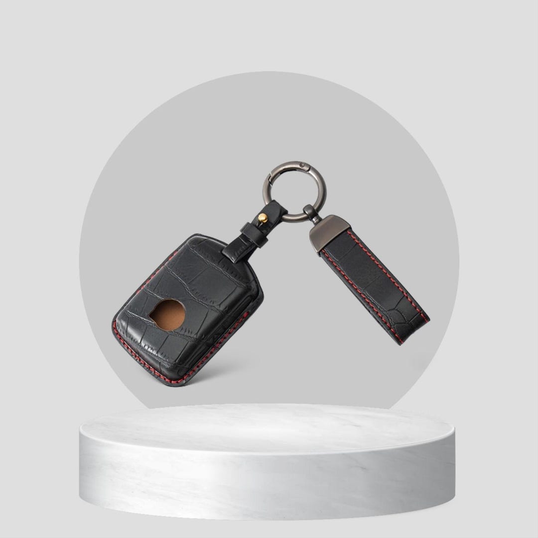 Volvo Covered Leather Key Fob Case VOLVO V40 V60 V90 S60 S90 C40 XC40 ...