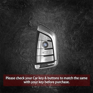 BMW Covered Leather Key Fob Case G20 G21 G80 Touring 330i M2 M3 M4 M5 ...