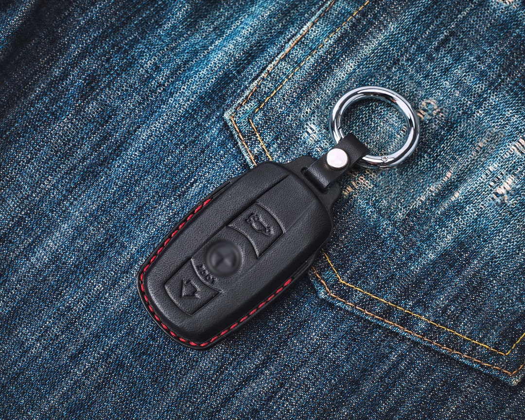BMW Covered Leather Key Fob Case X3 X4 X5 X6 G20 G21 G80 Touring 330i ...
