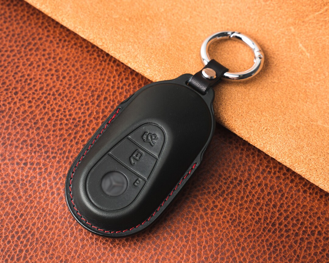 Mercedes Benz Covered Leather Key Fob Case G320 G500 G55 G63 C300 GLE ...