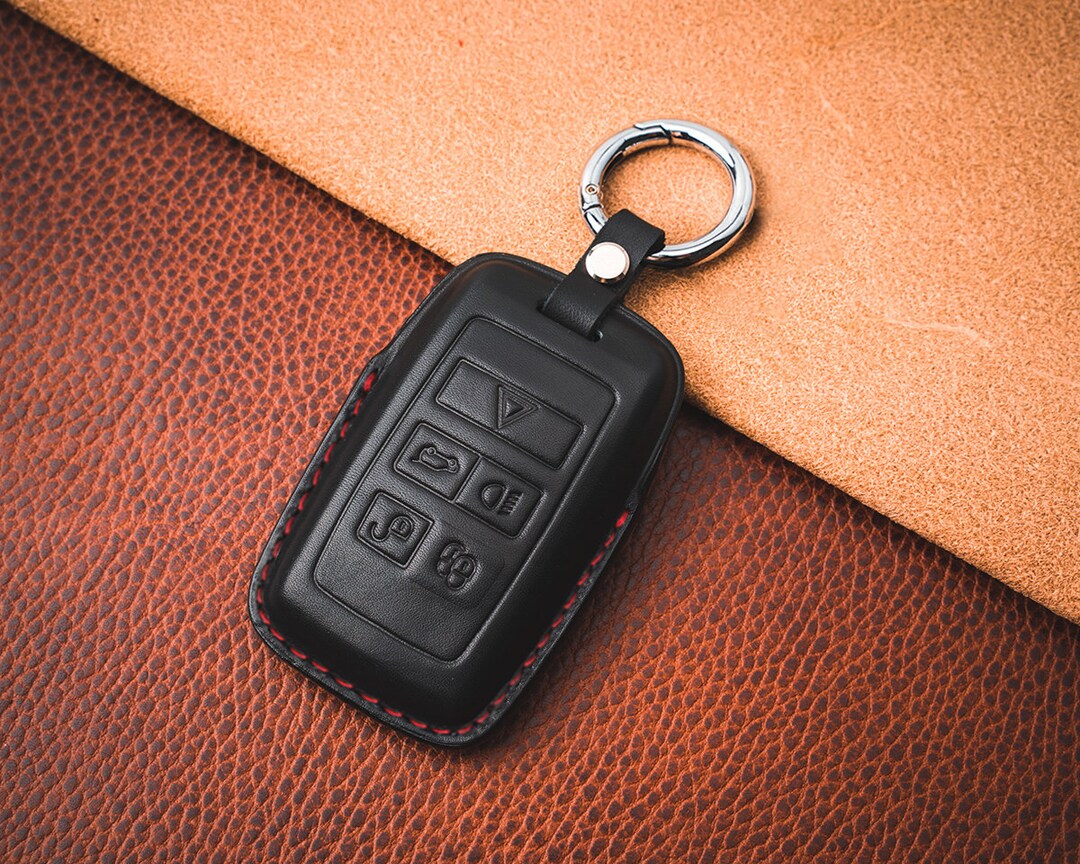 Land Rover Covered Leather Key Fob Case Range Rover Evoque Defender ...