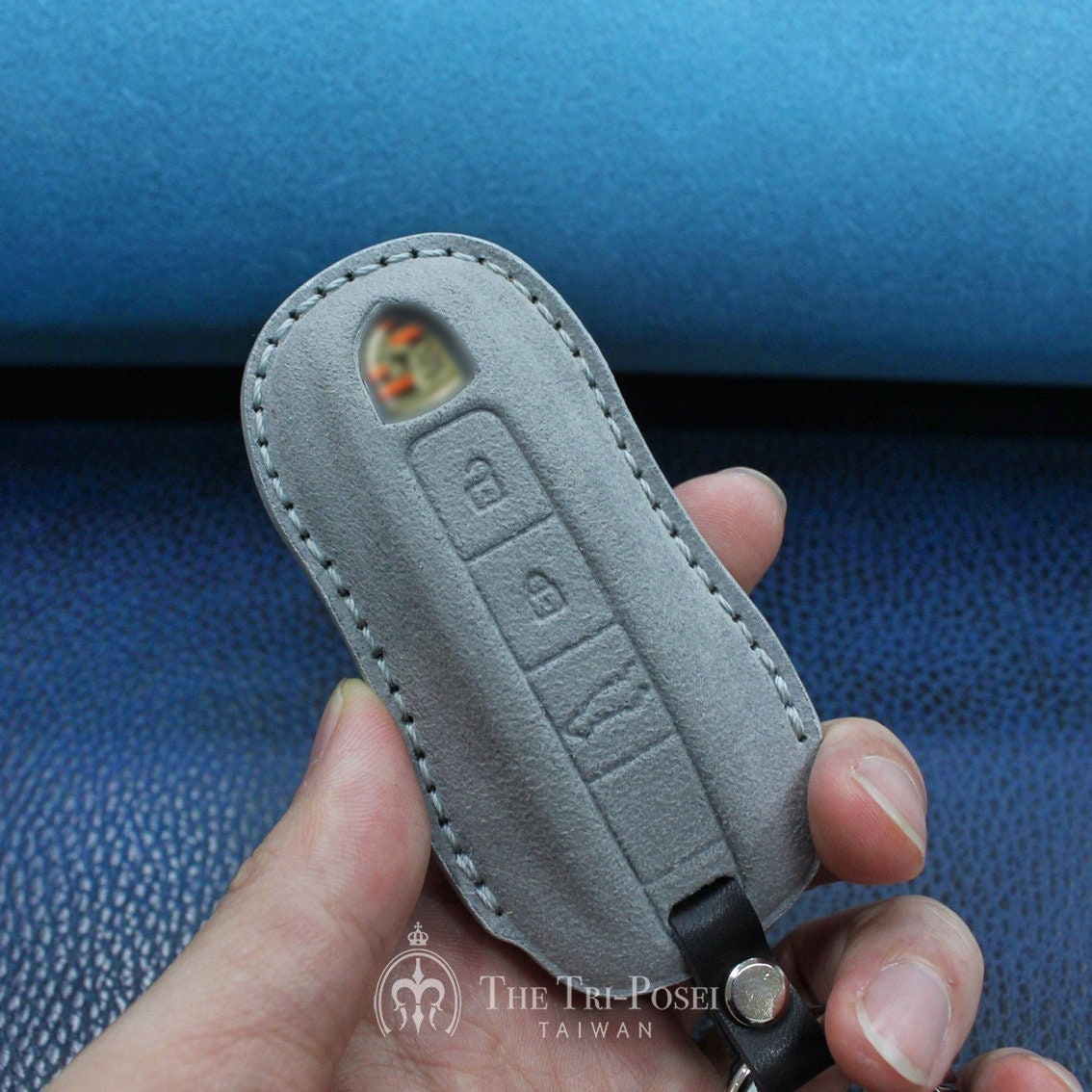 Porsche Covered Leather Key Fob Case PORSCHE 911 992 718 987 - Etsy