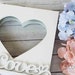 Wedding Sand Ceremony Heart Frame-love Unity Shadow Sand Ceremony Box ...