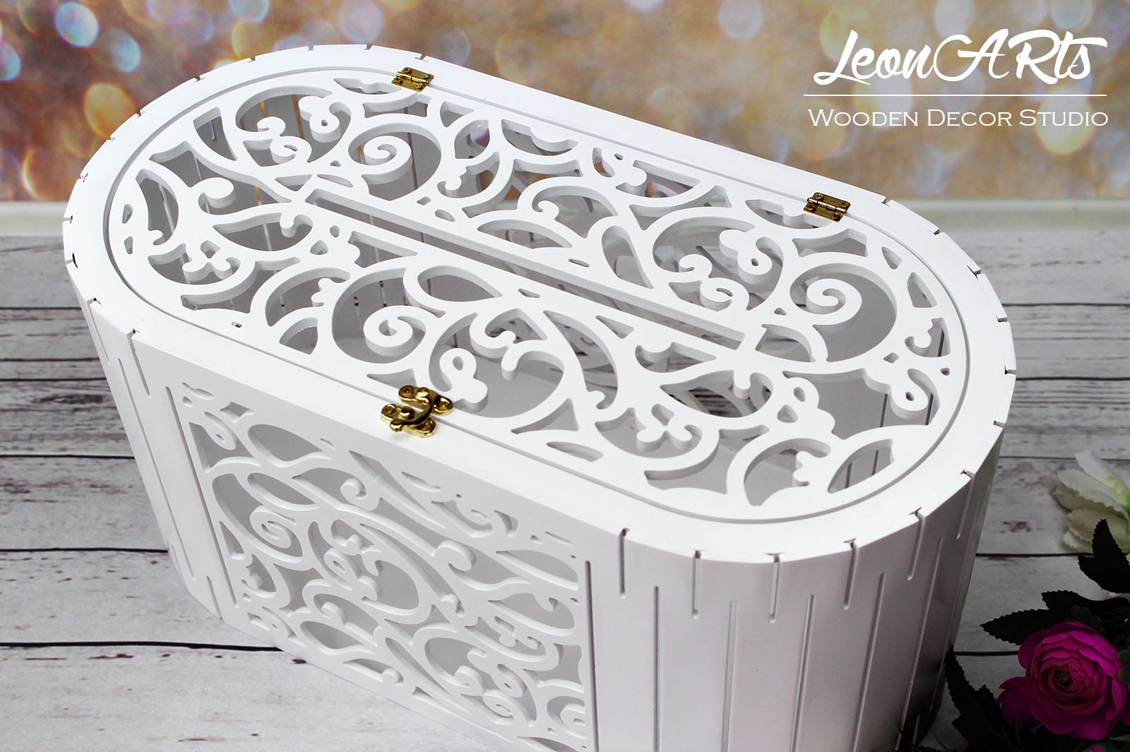 Wedding Card Money Box-large Keepsake Box-white Wedding Card Money ...