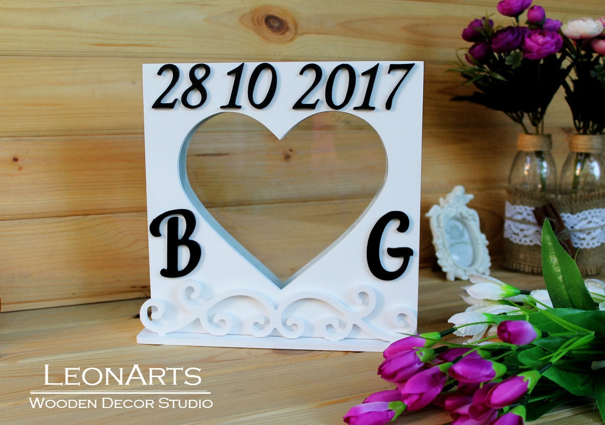 Personalized Wedding Sand Ceremony Heart Frame-sand Ceremony Set-unity ...