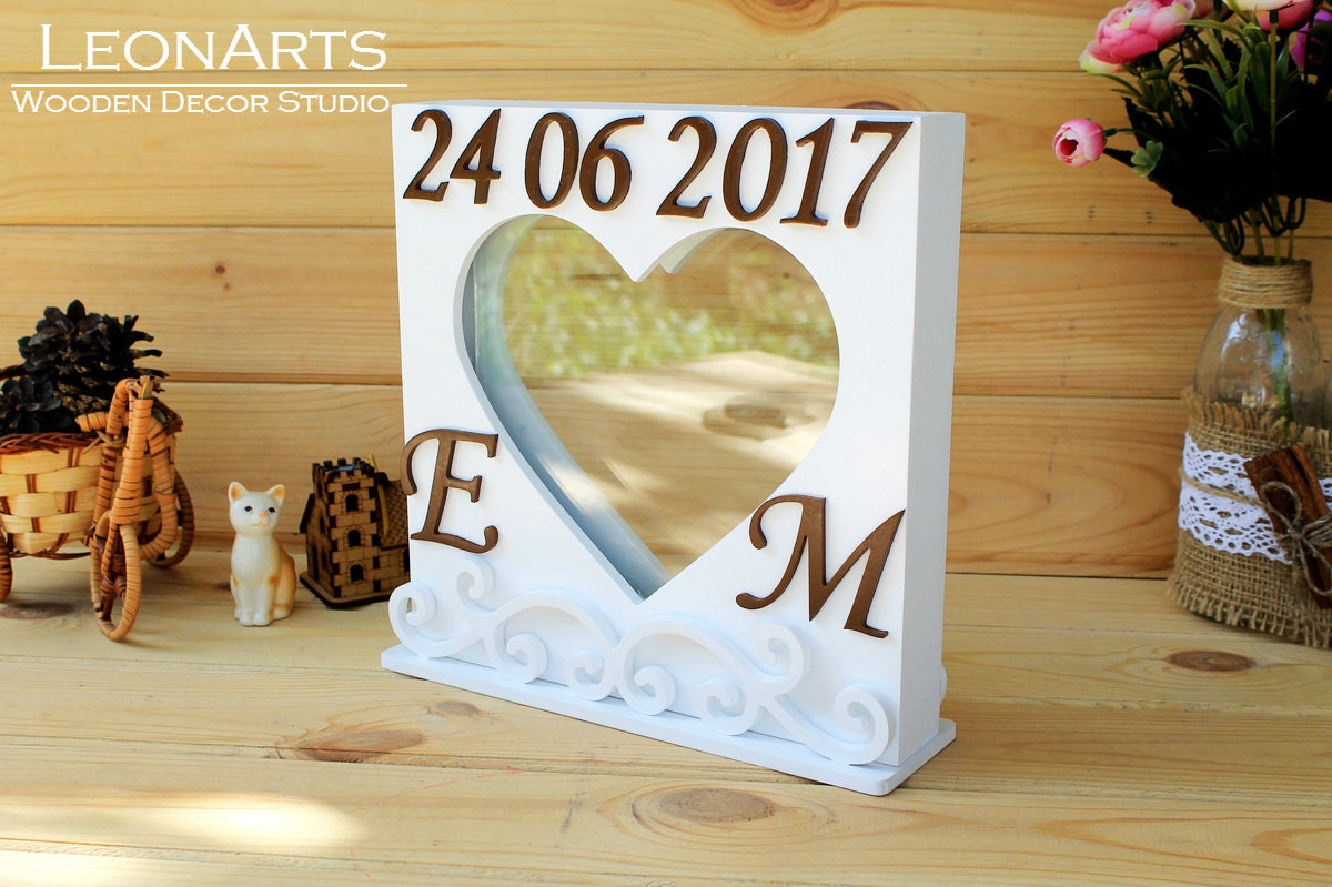 Personalized Wedding Sand Ceremony Heart Frame-sand Ceremony Set-unity ...