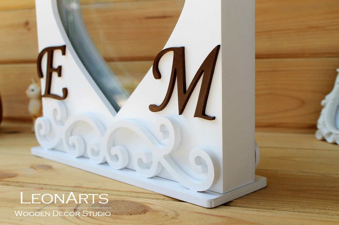 Personalized Wedding Sand Ceremony Heart Frame-sand Ceremony Set-unity ...