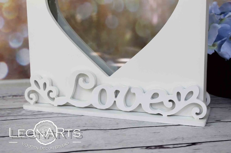 Wedding Sand Ceremony Heart Frame - Love Unity Shadow Sand Ceremony Box ...