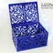 Wedding Card Box in Royal Blue-wedding Gift-plywood Wedding-love Story ...