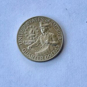 Vintage Bicentennial Quarter No Mint Mark, Initials JF and JLA ...